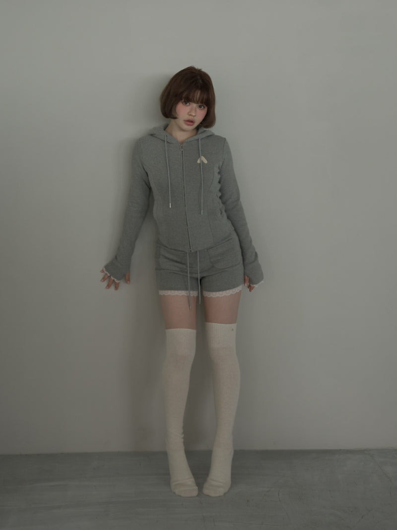【ANDMARY】Viola hoodie set up