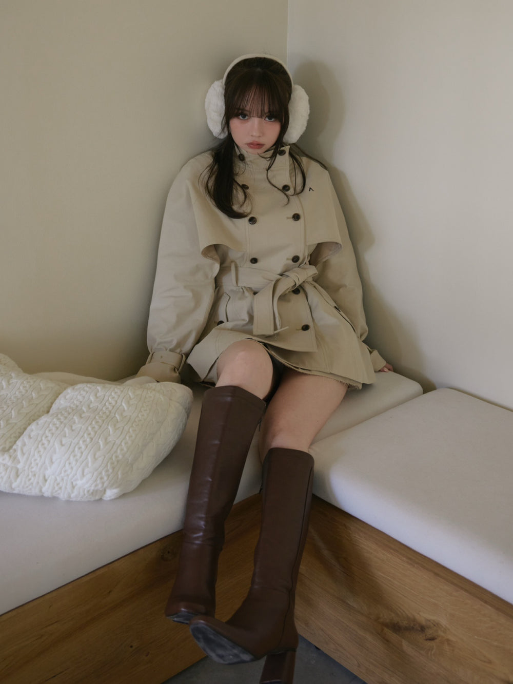 【ANDMARY】Blair trench jacket