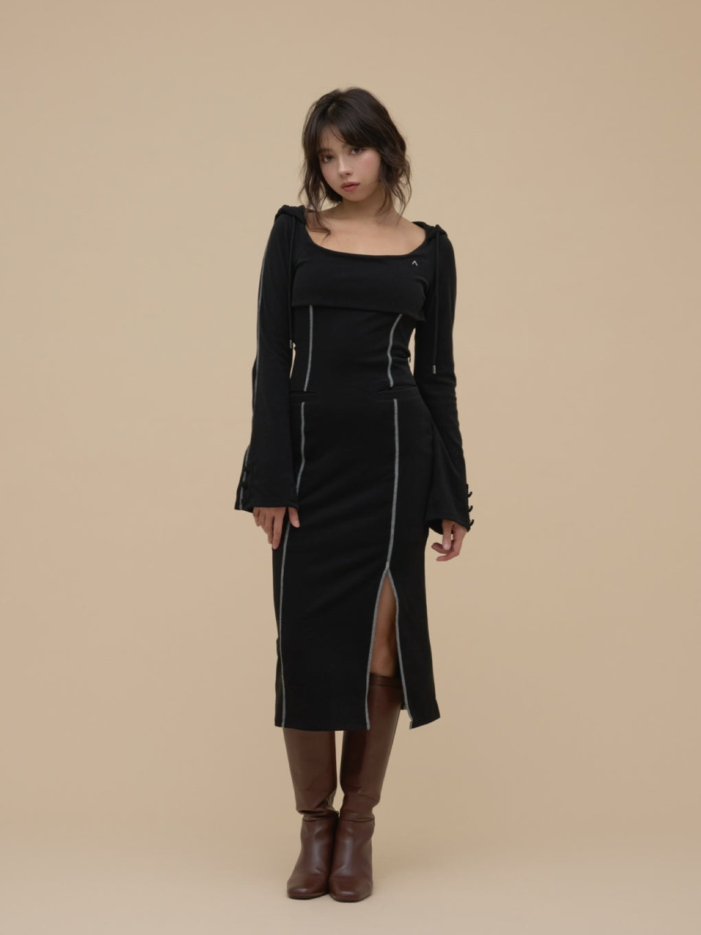 【ANDMARY】Nora stitch dress