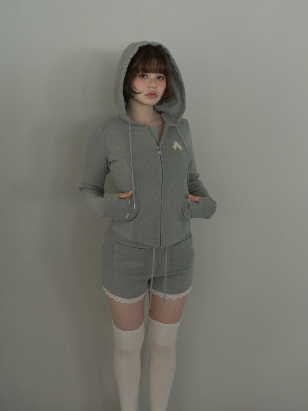 【ANDMARY】Viola hoodie set up